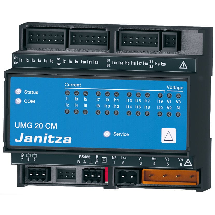 Residual current monitoring device - UMG 20CM - Janitza electronics ...