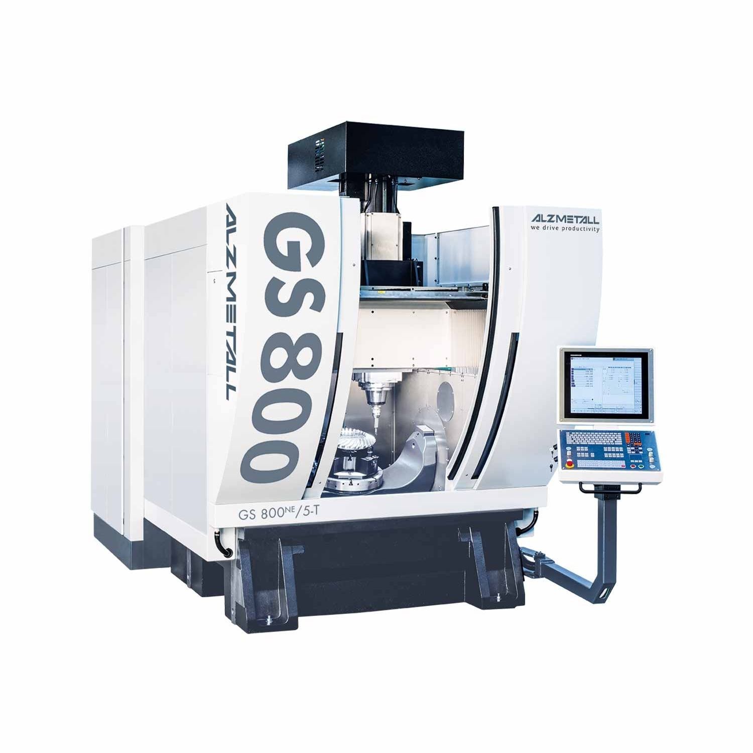3-axis CNC machining center - GS 800/5-T - Alzmetall - vertical ...