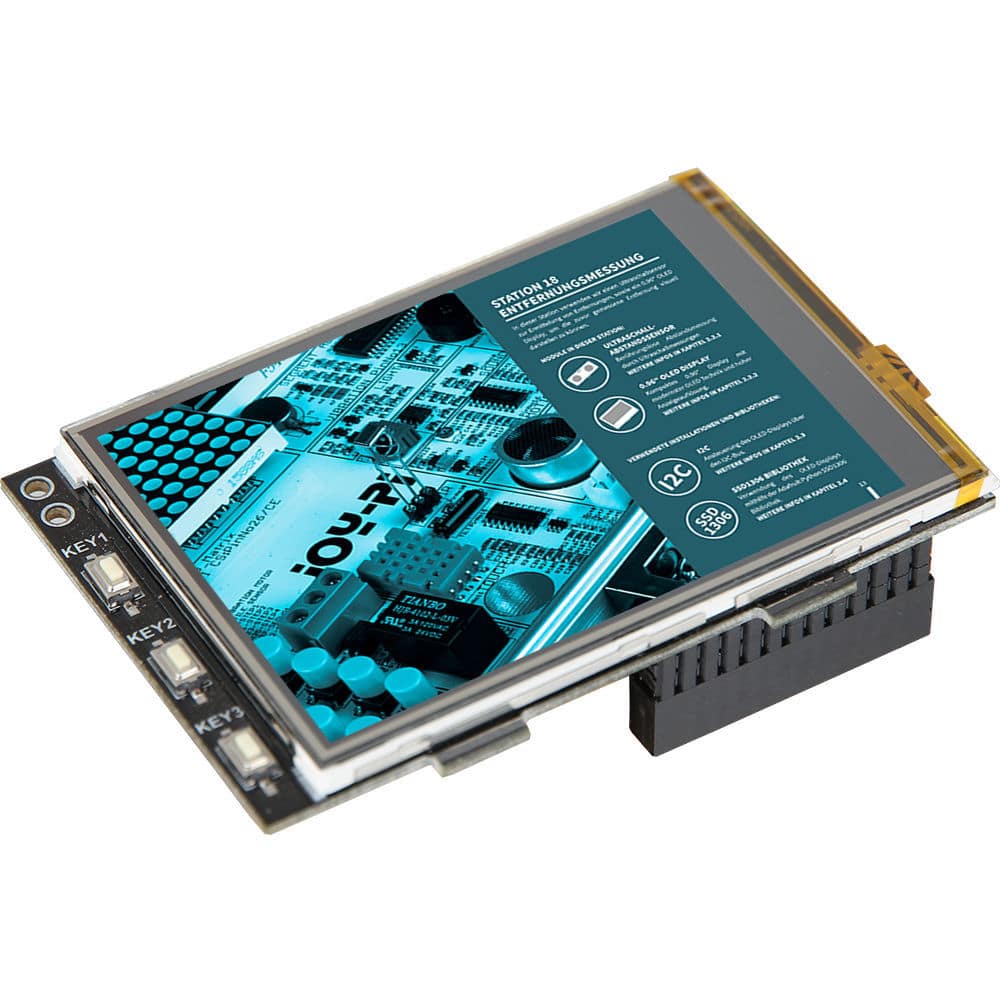 LED display - RB-TFT3.2V2 - Joy-It - TFT / resistive touch screen / 320 x 240