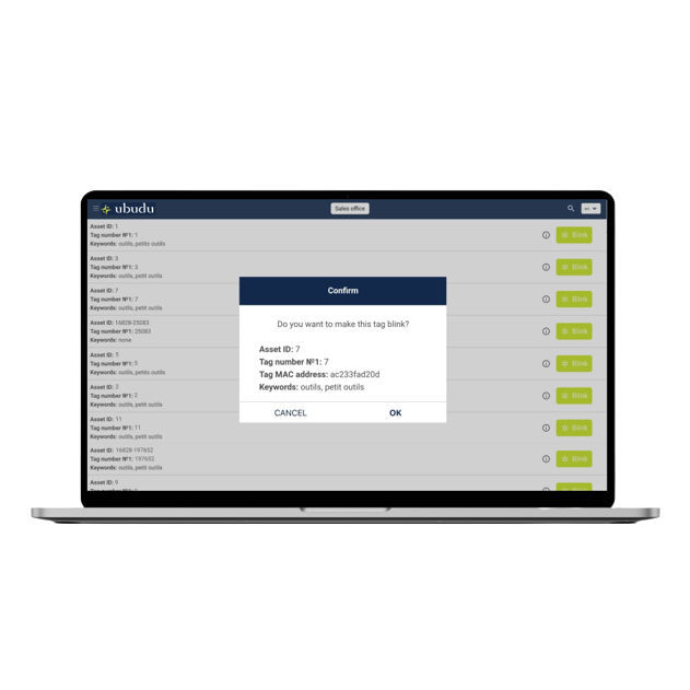 Configuration software - Ubudu SAS - remote management / Bluetooth