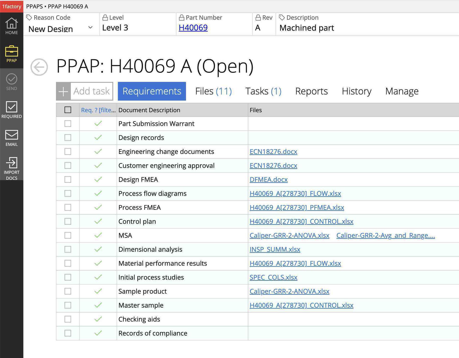 Inspectionxpert Ppap at Aidan Dunkley blog