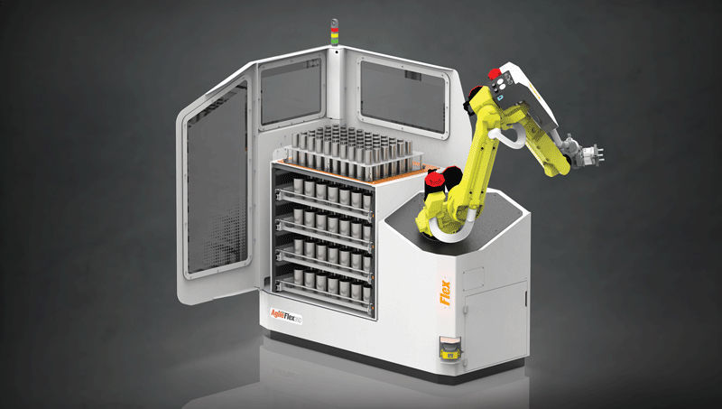 Loading system with 6-axis articulated robot - Flex 35D - Agile robotic ...