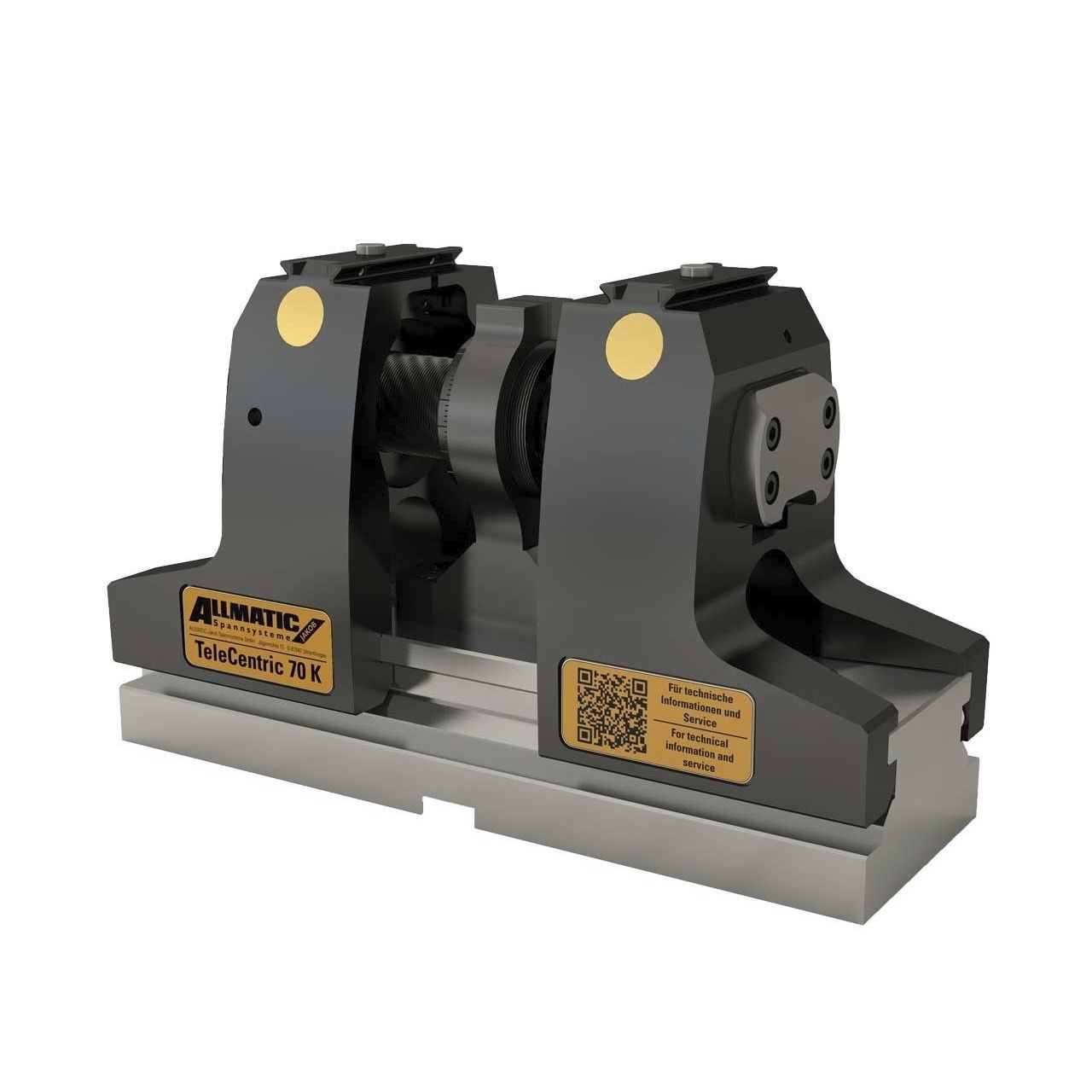 Machine vise - Tele-Centric - Dapra Milling Solutions - high-pressure