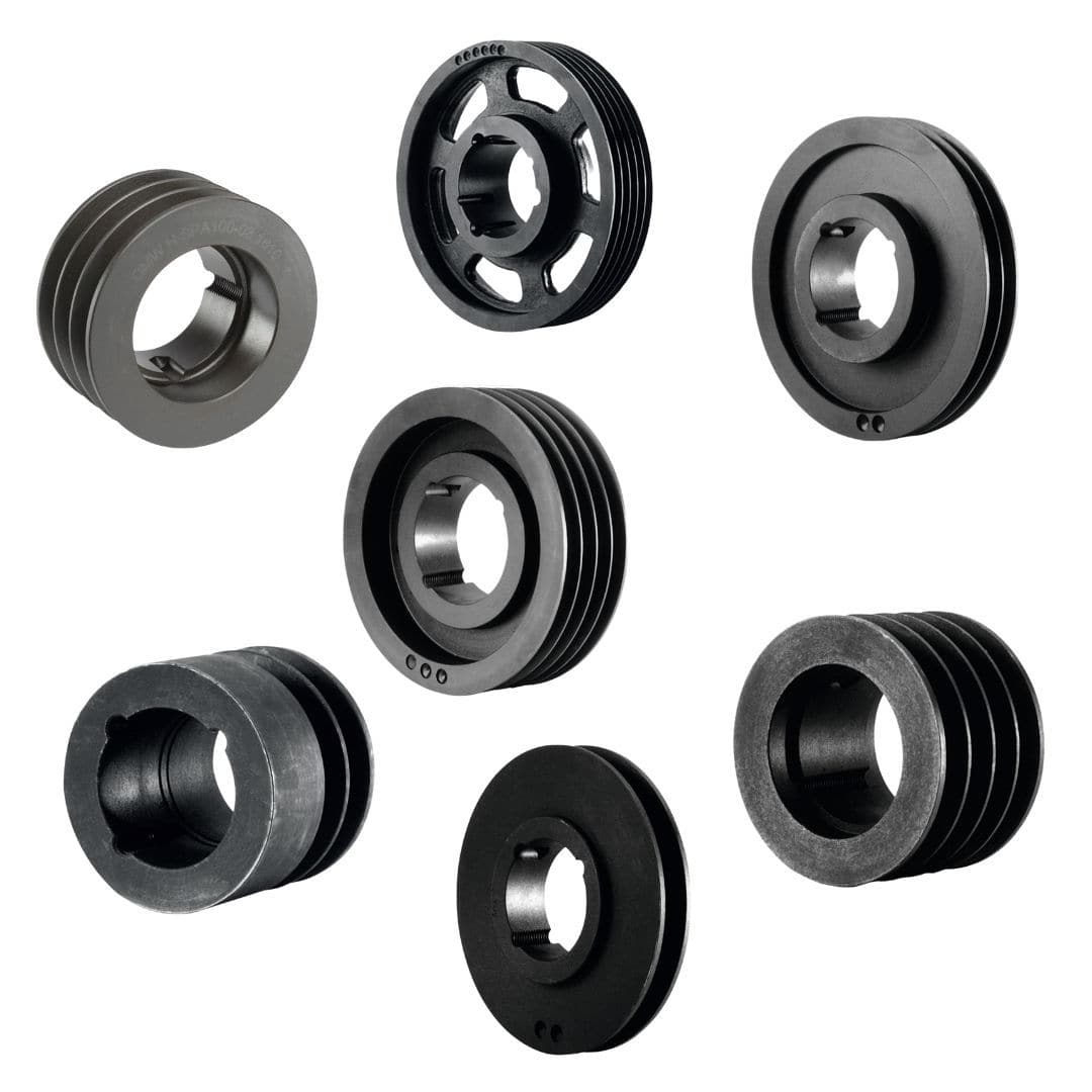Removable hub pulley - PF series - CMW - groove / taper lock / V-belt