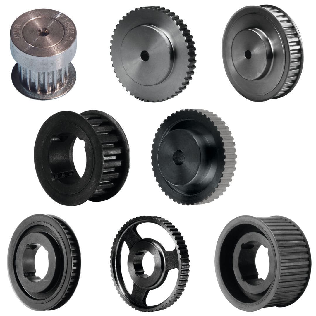 Timing belt pulley - HZ013-150AL - CMW - synchronous / steel / aluminum