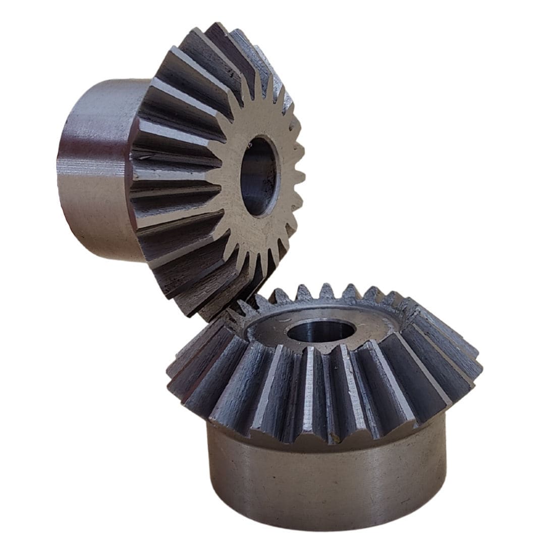 Bevel gear - KKM series - CMW - straight-toothed / depressed-center / steel