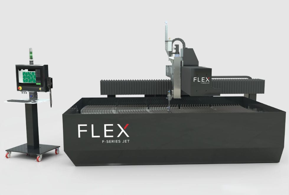 Waterjet cutting machine - F-1065 - Flex Machine Tools - for metal ...