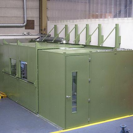 Grinding booth - Cepro