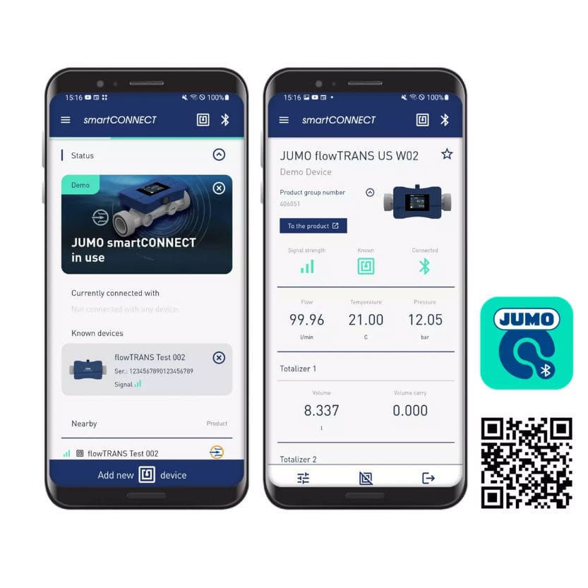 Configuration mobile app - smartCONNECT - JUMO Process Control, Inc ...