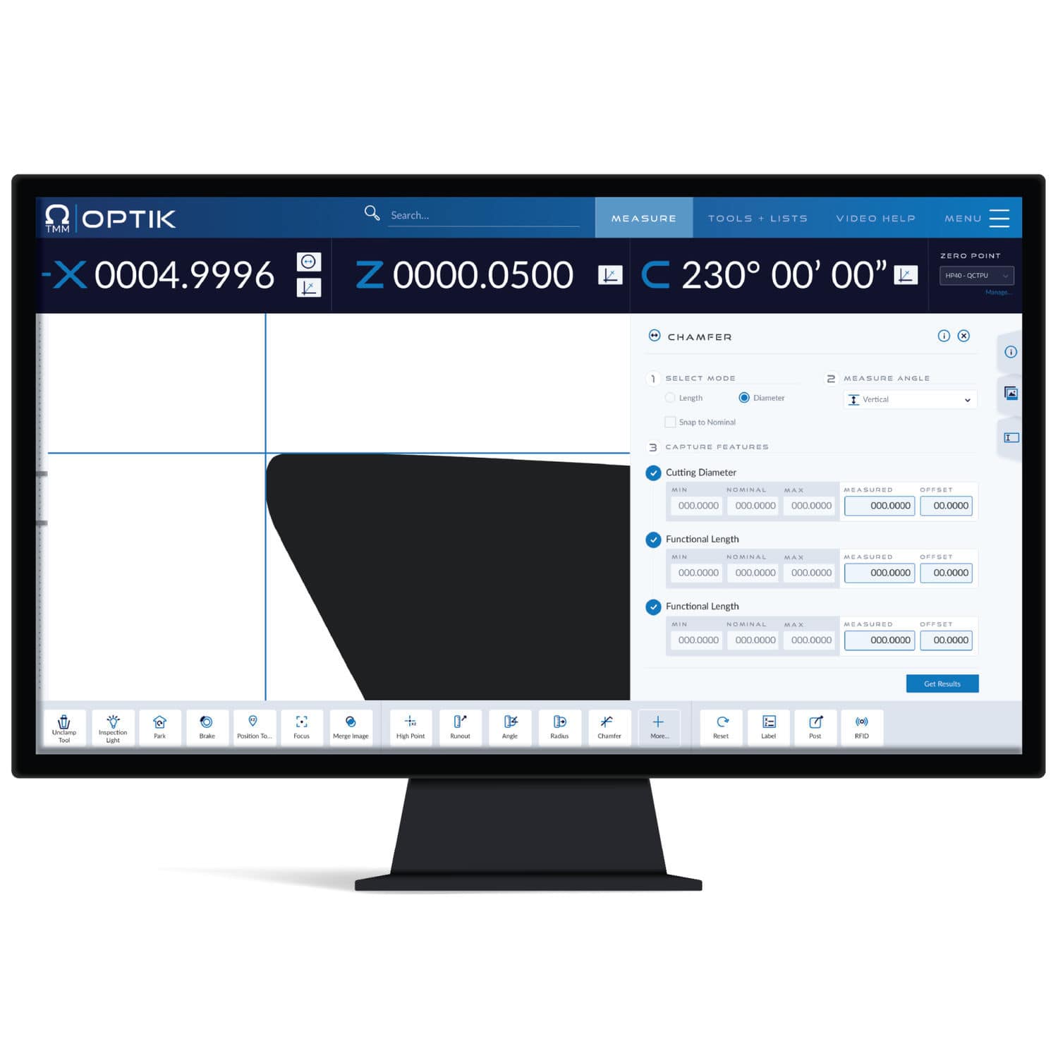 Measurement software - Optik - Omega TMM - metrology / Windows