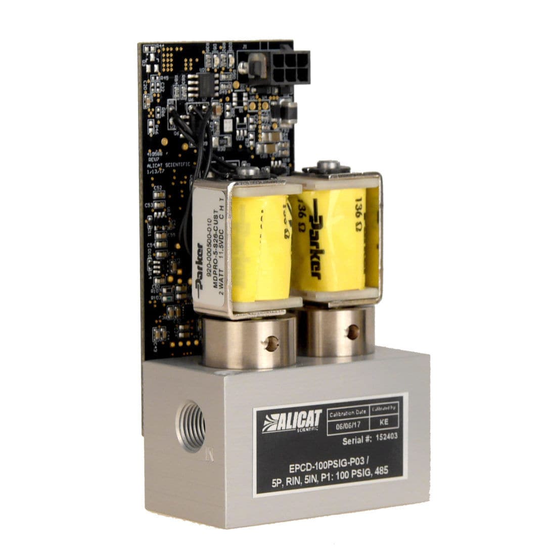 Gas pressure controller - EPCD - Alicat Scientific - adjustable
