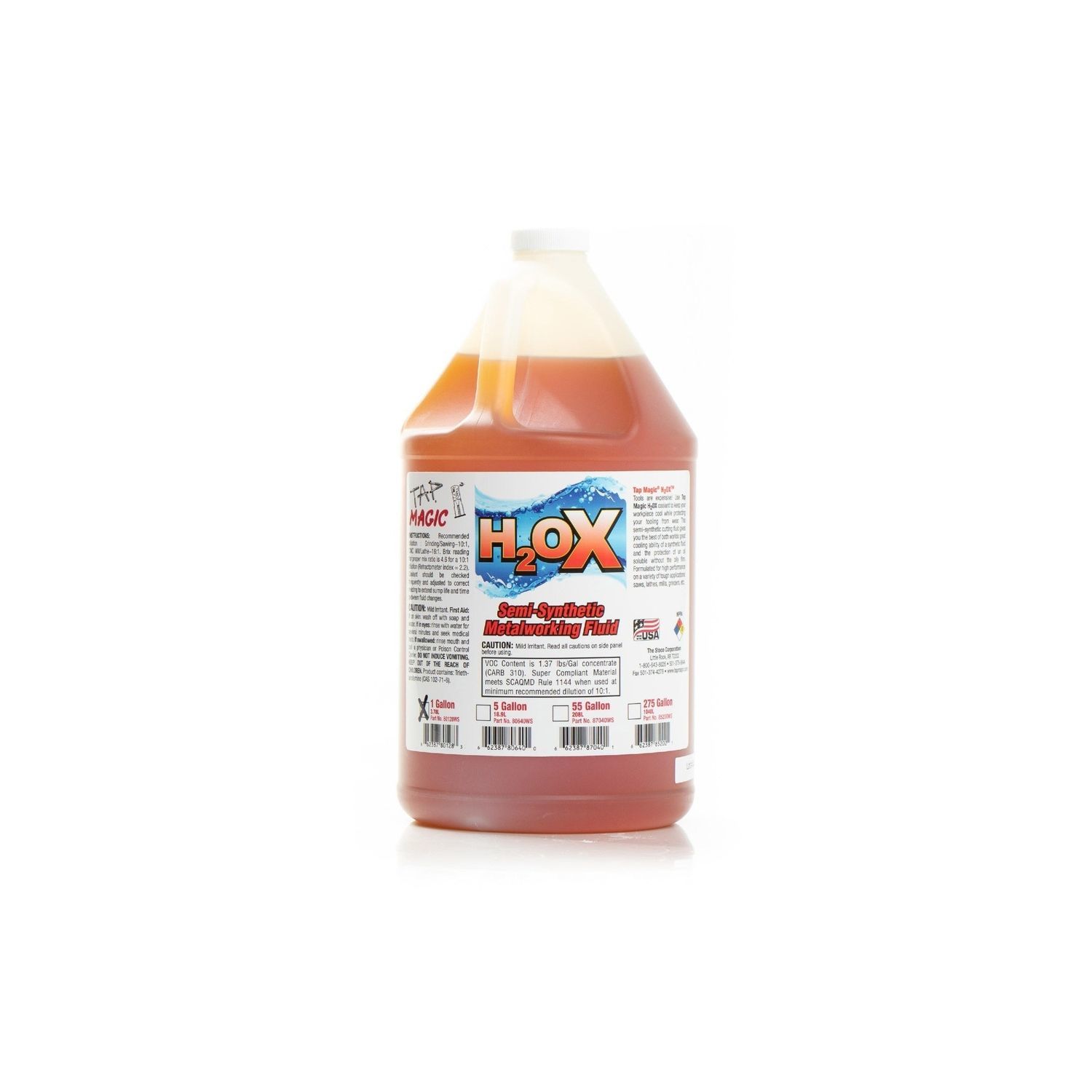 Lubricant fluid - H2OX™ - Tap Magic - Division of the Steco Corp.