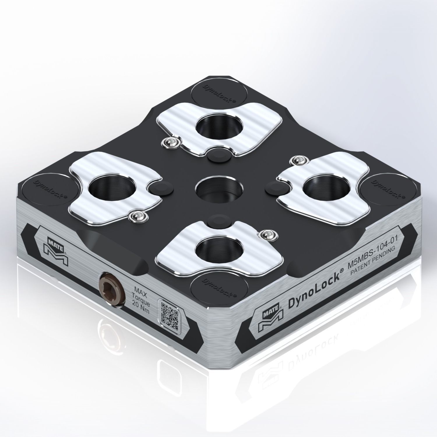 Grooved base plate - DynoLock™ - Mate Precision Technologies - T ...