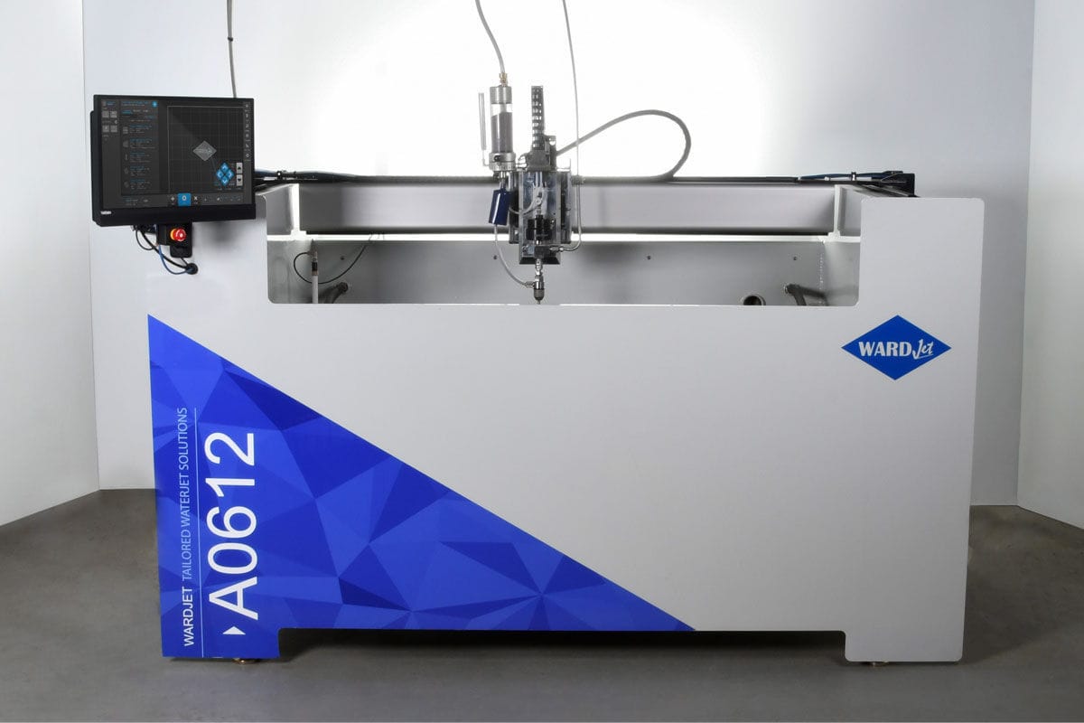 Waterjet cutting system - A-0612 - WARDJet Waterjets - for metal ...