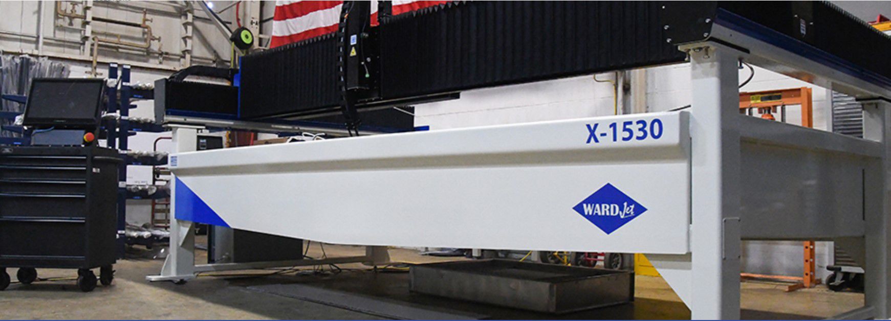 Abrasive water-jet cutting system - X-1530 - WARDJet Waterjets - for ...