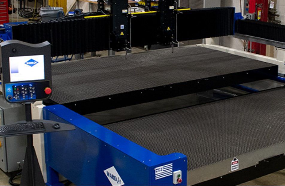 Waterjet cutting system - H-2040 - WARDJet Waterjets - for industrial ...