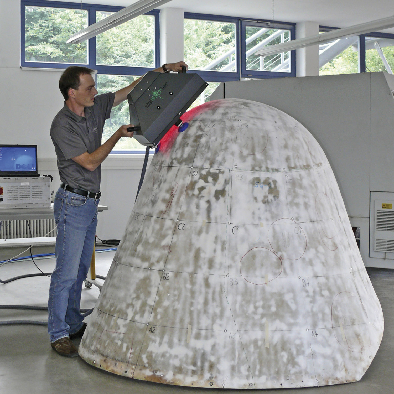 Shearography inspection device - ISIS - Steinbichler Optotechnik