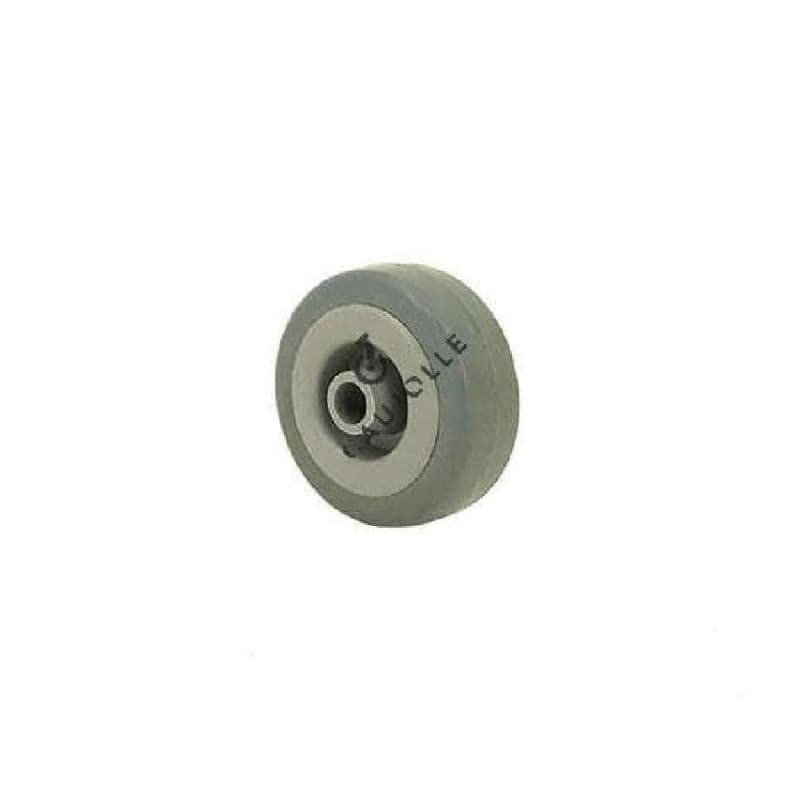 Monobloc wheel - 86522 - Caujolle - polyamide / smooth / rubber