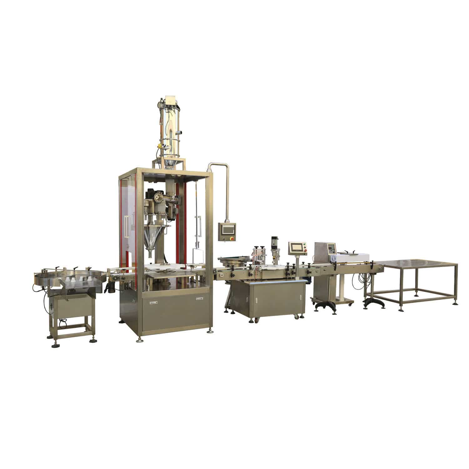 Automatic filling line - shanghai only packaging - for plastic bottles ...