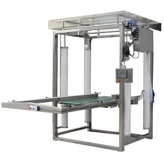 Layer palletizer - shanghai only packaging - for empty cans / automatic