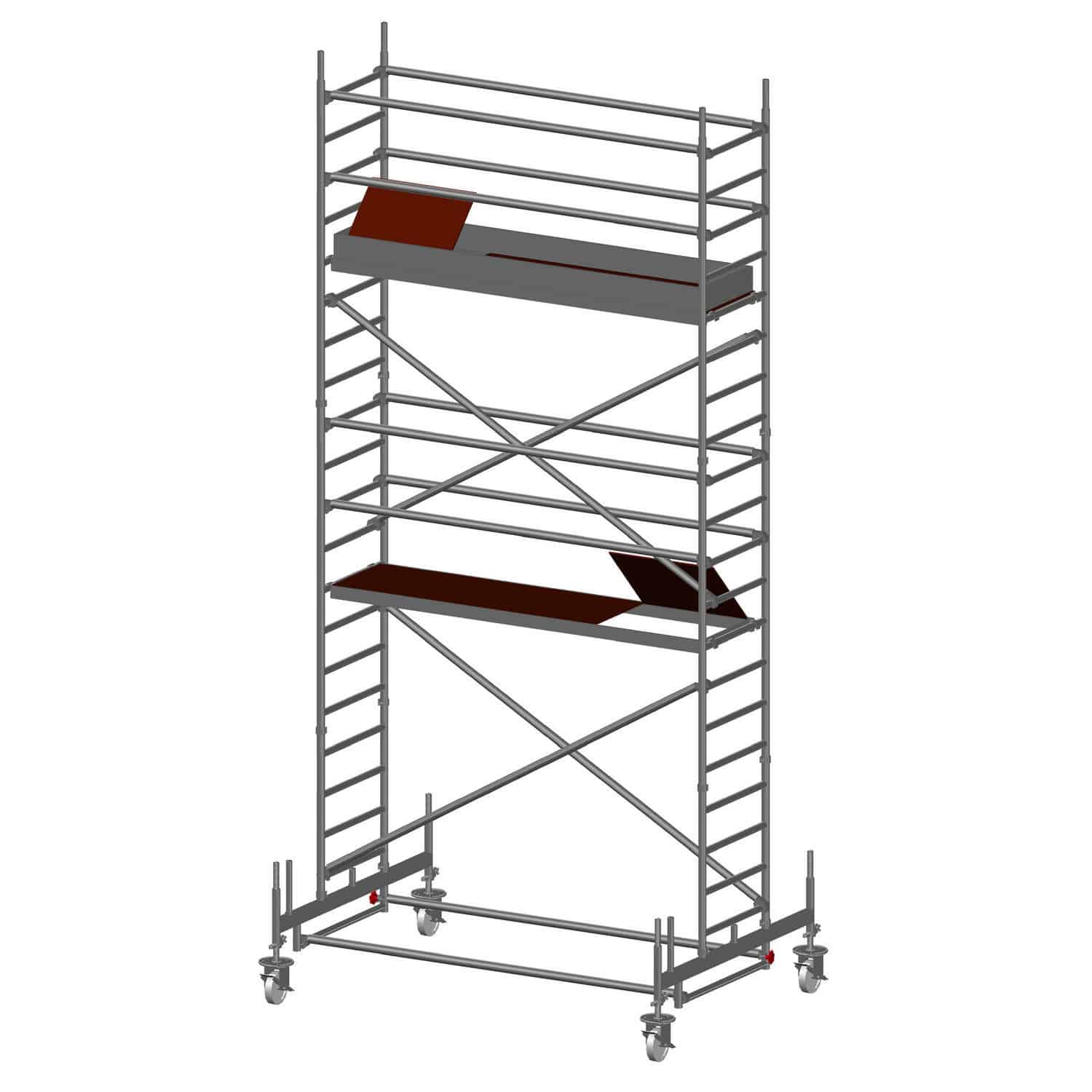 Mobile scaffolding - alu quick 80 - ALTRAD plettac assco GmbH - facade