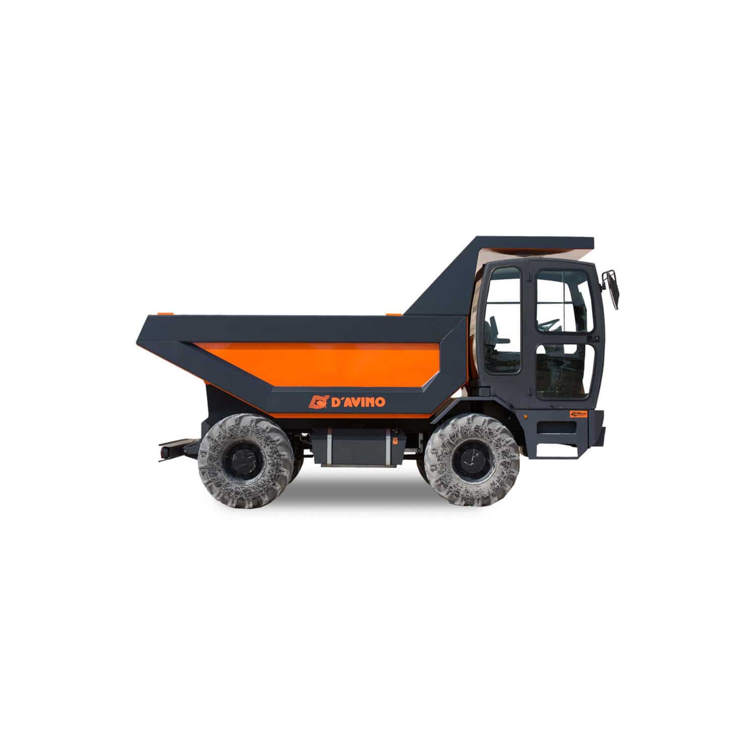 Rubber-tired dumper - D10 - AMOG SRL - diesel / rear unloading