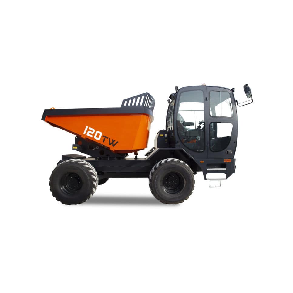 Rubber-tired dumper - 120TW - AMOG SRL - diesel / rear unloading