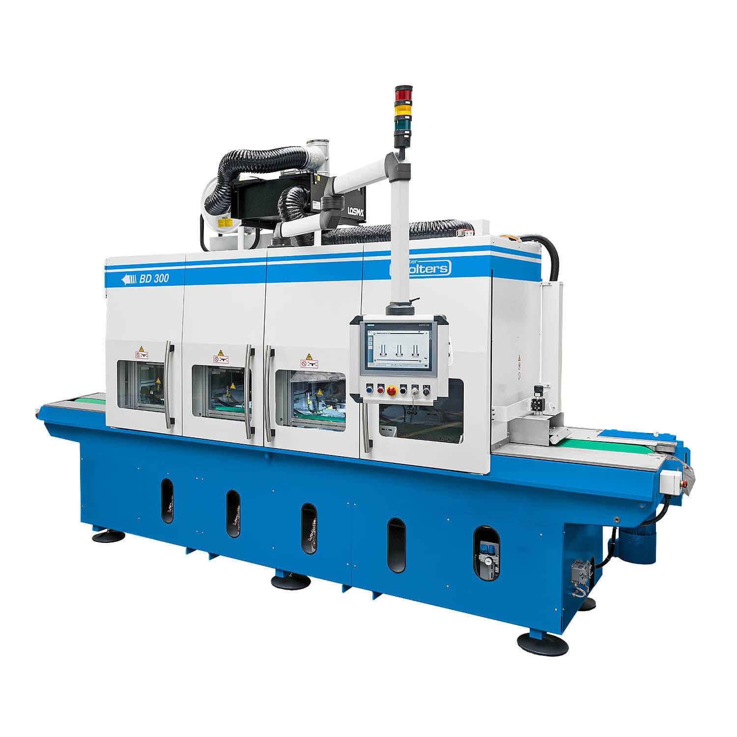 Brush deburring machine - BD 300-L - Lapmaster Wolters GmbH - automated ...