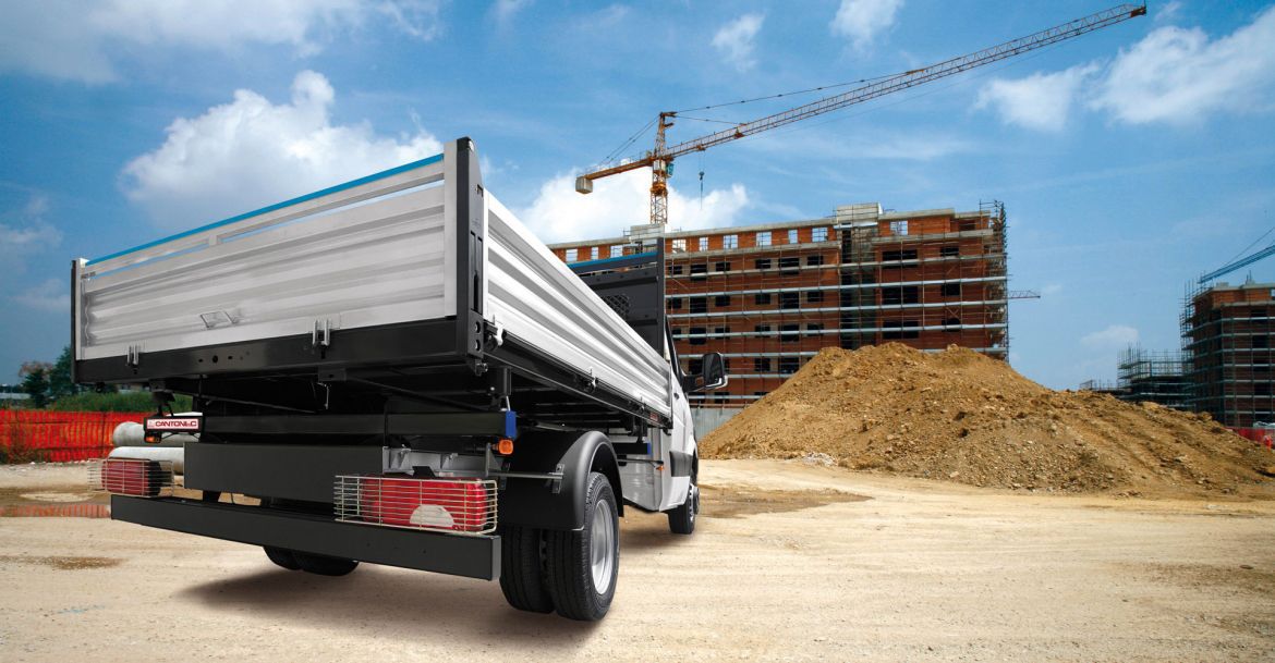 Steel truck tipper - Jolly - Cantoni & C. S.p.A. - aluminum / three-way