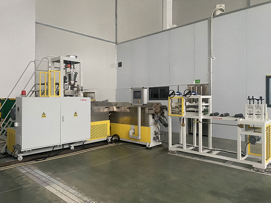 Multilayer extrusion line - TPE/TPEE/EVA - Feininger (Nanjing) Energy ...
