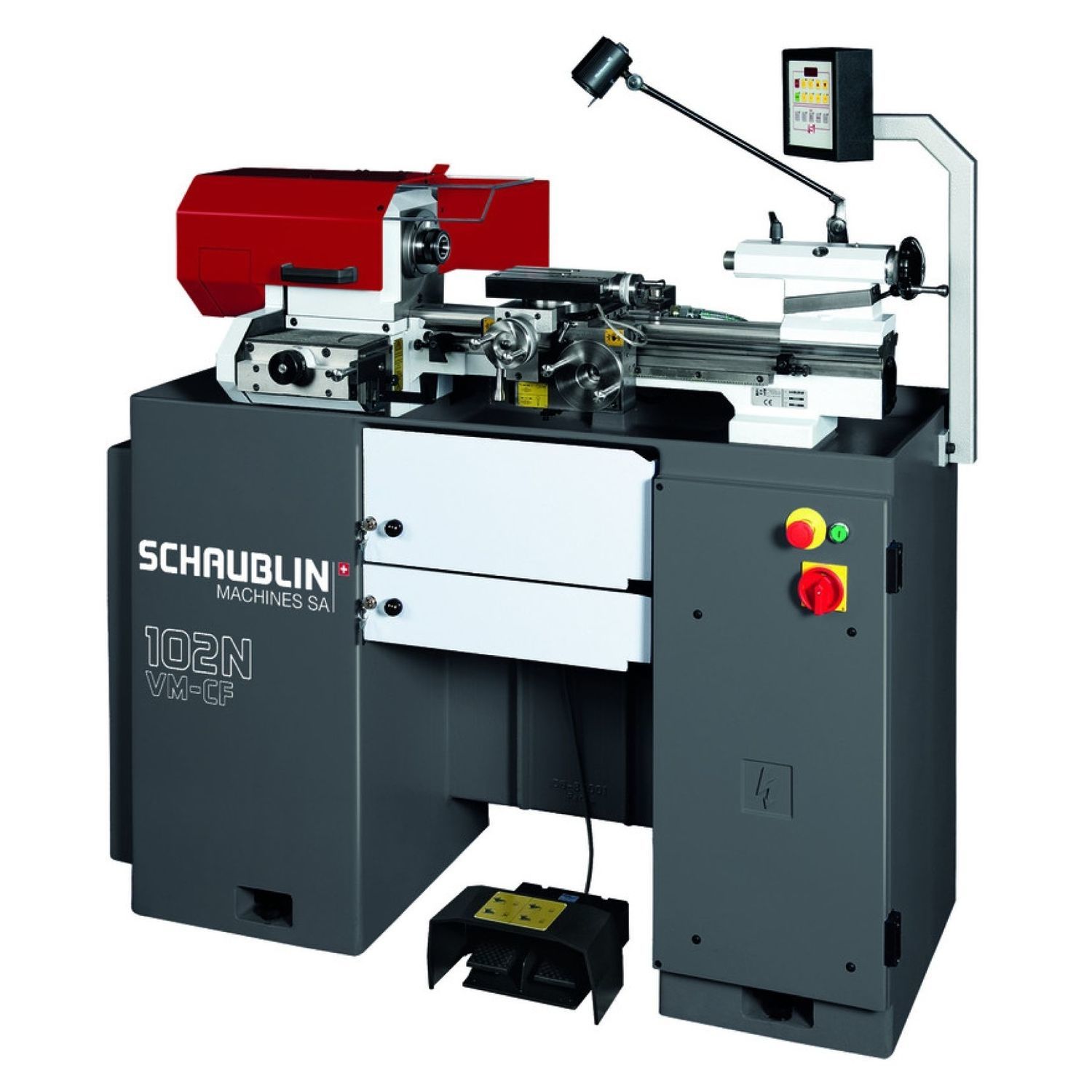 Conventional lathe - 102N-VM-CF - SCHAUBLIN MACHINES - horizontal / 2 ...