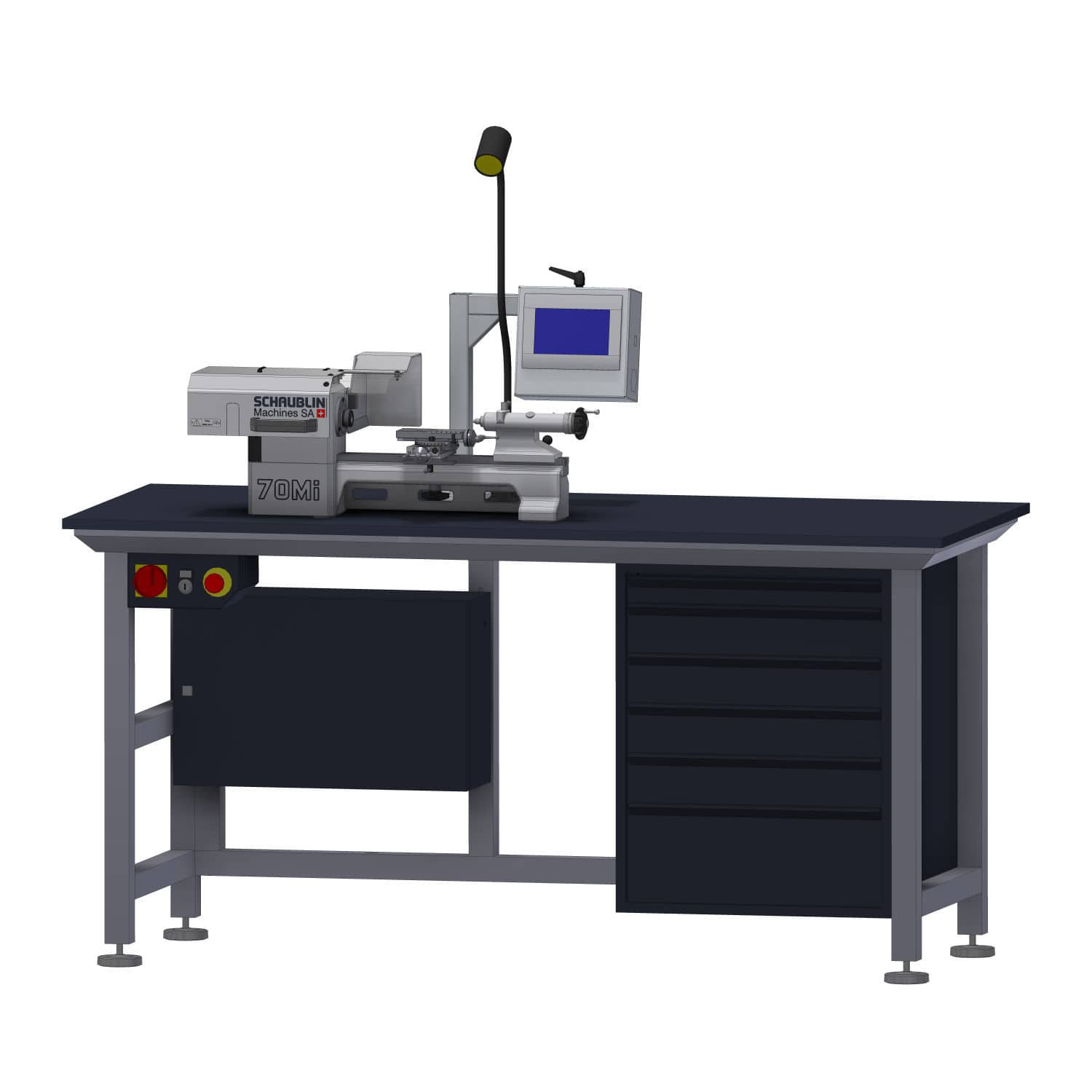 Conventional lathe - 70Mi - SCHAUBLIN MACHINES - horizontal / direct-drive
