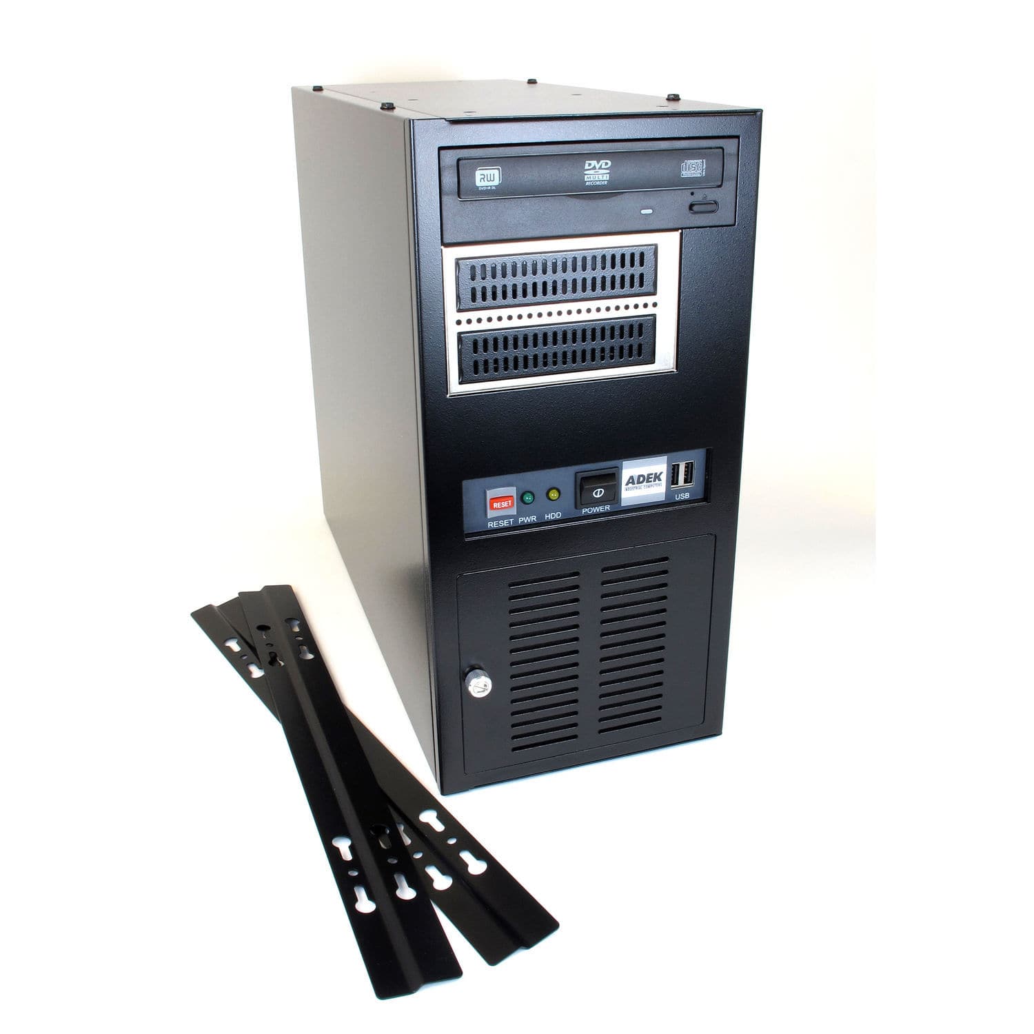 Wall-mounted PC chassis - AD-612-MATX - Adek Technical Sales - compact ...