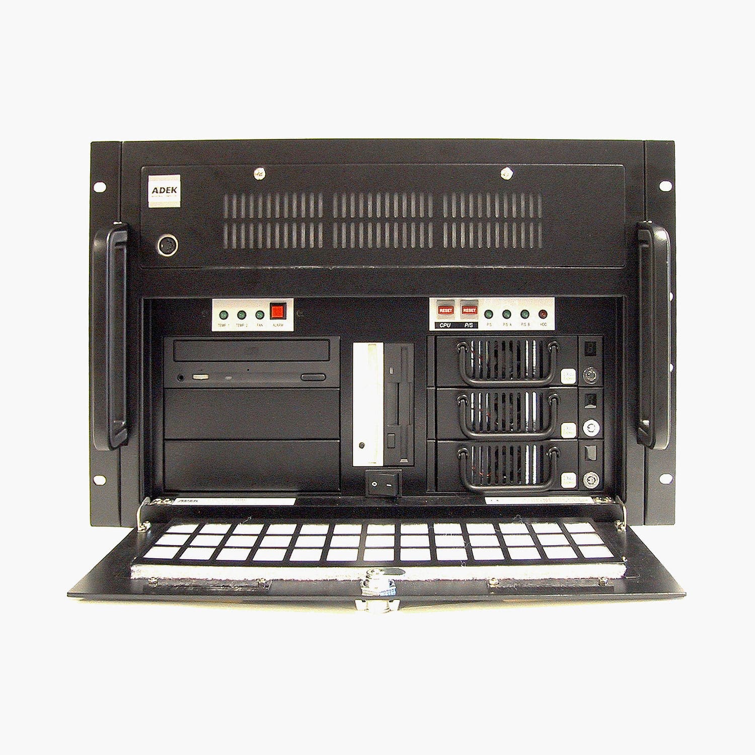 Rack-mount PC chassis - AD-827 - Adek Technical Sales - 19" / 7U / aluminum