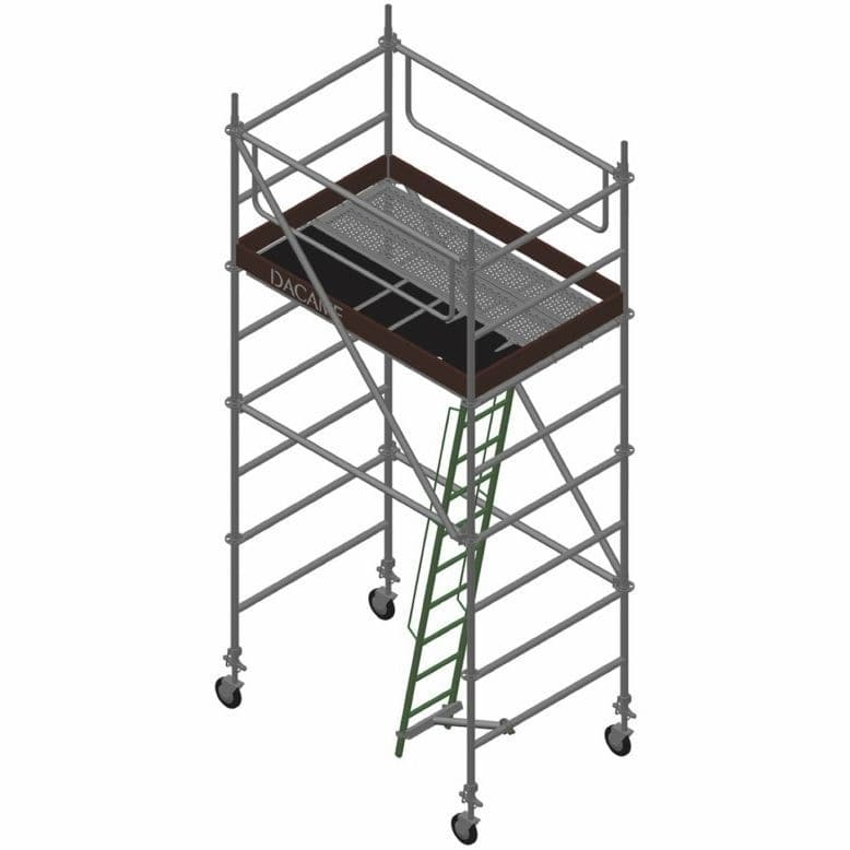 Roller scaffolding tower - SYS-FAST - DACAME, S.L. - facade / modular ...