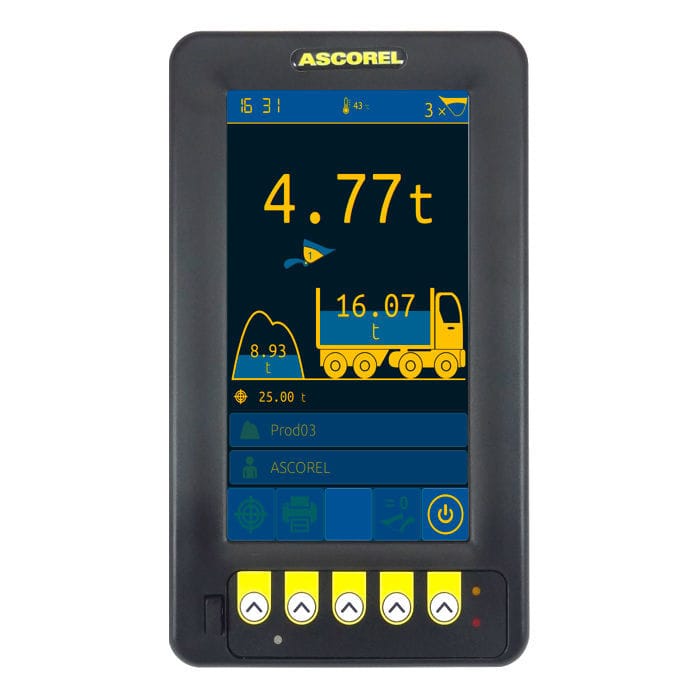 On-board weighing system - MC 403 - ASCOREL - for trucks / for waste