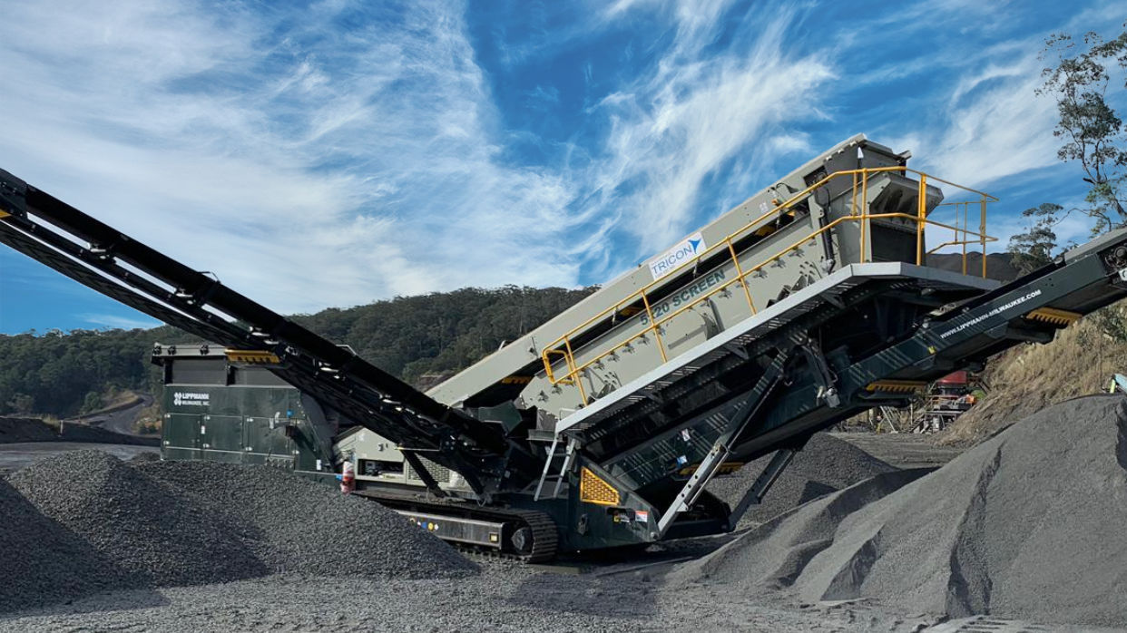 Vibrating screener - L520s-3t - LIPPMANN - coal / portable