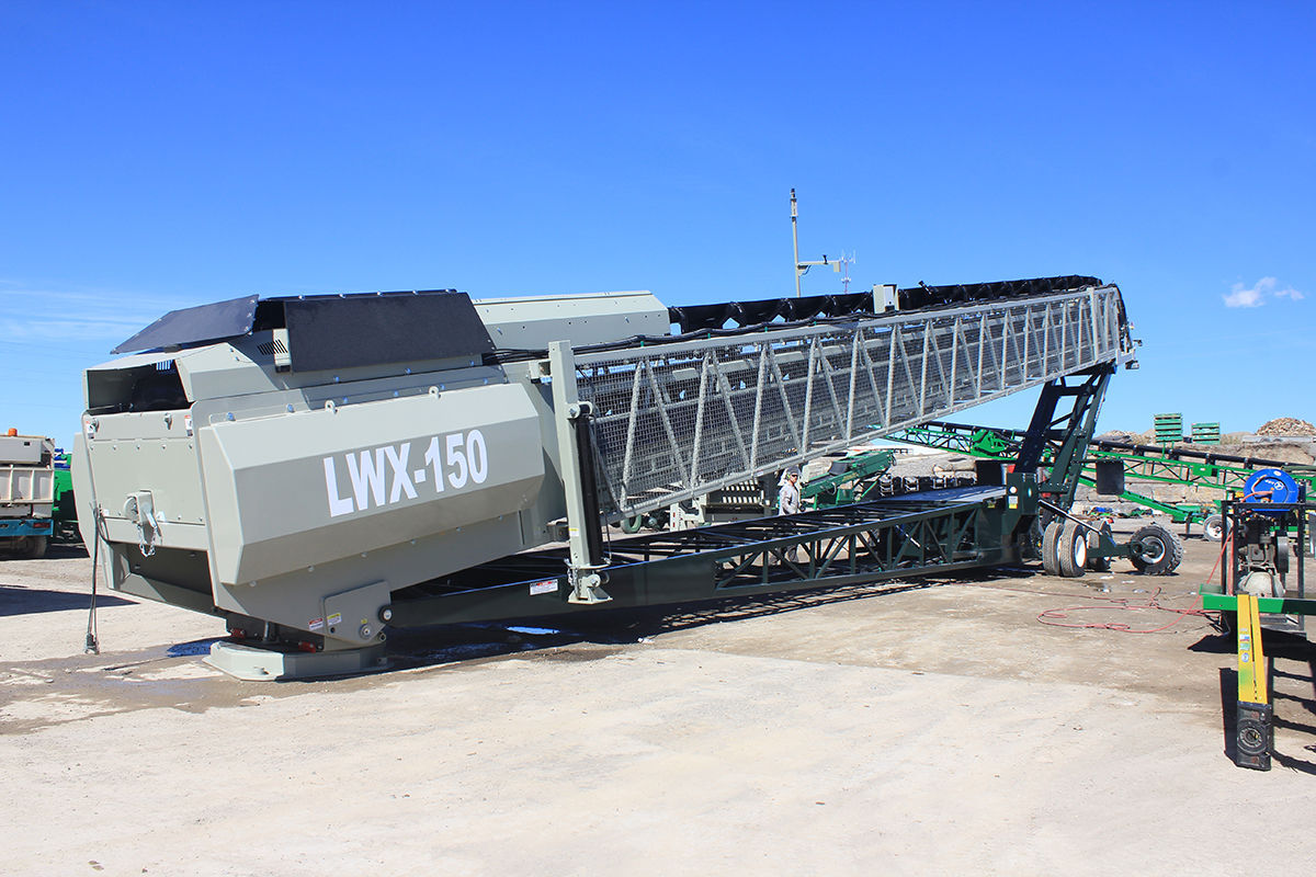 Handling stacker - LWX150 - LIPPMANN - transport / flexible / for ...