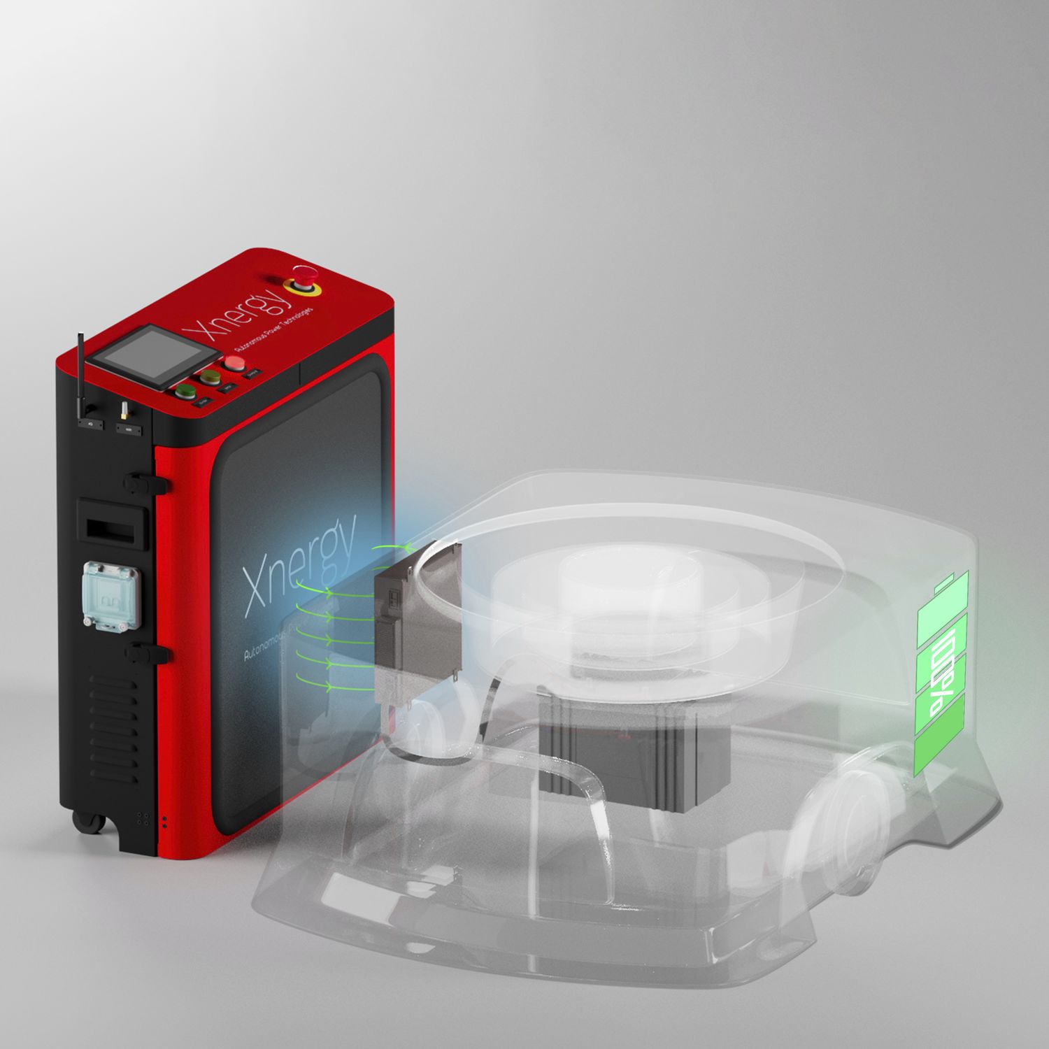 Induction battery charger - XDC3110 - XNERGY AUTONOMOUS POWER ...