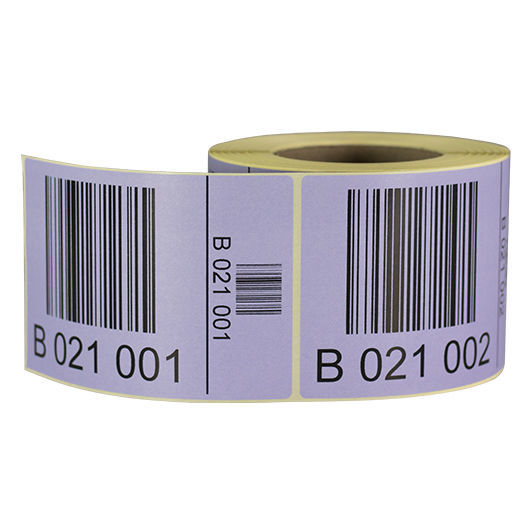 Identification label - ONE2ID - barcode / adhesive / crate