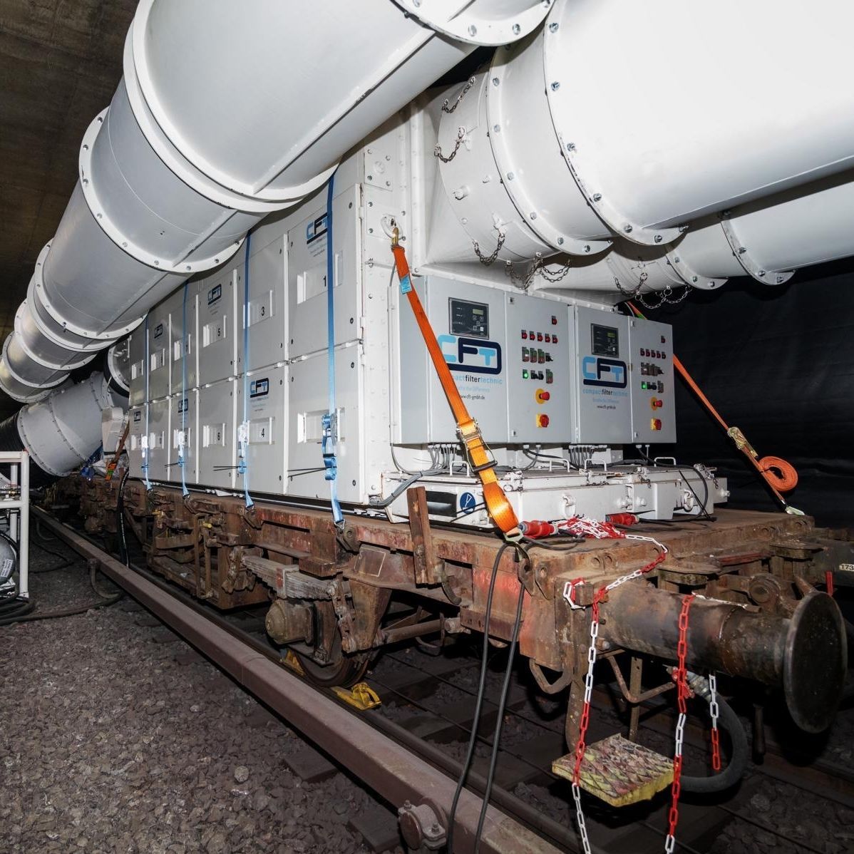 Gas extraction system - HBKK 1/400-2-11 - CFT GmbH - dust