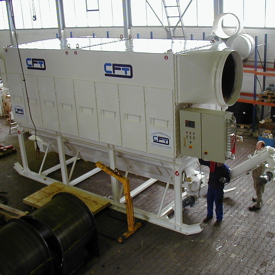 Gas extraction system - HTKS 1/750-2 - CFT GmbH - dust