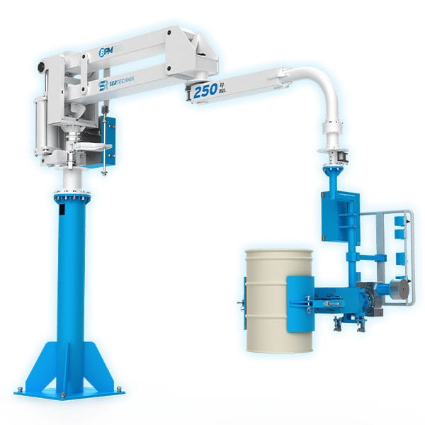 Pneumatic manipulator - Drumful M - BPM by Sertechnik - with gripping ...