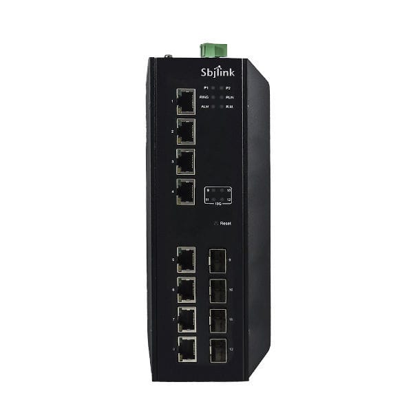 Managed ethernet switch - RPT-2012X-4F-T-X1 - Sbjlink/Subject Link Inc ...