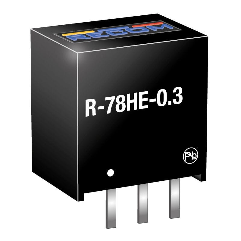 Switching regulator - R-78HE5.0-0.3 - RECOM Power