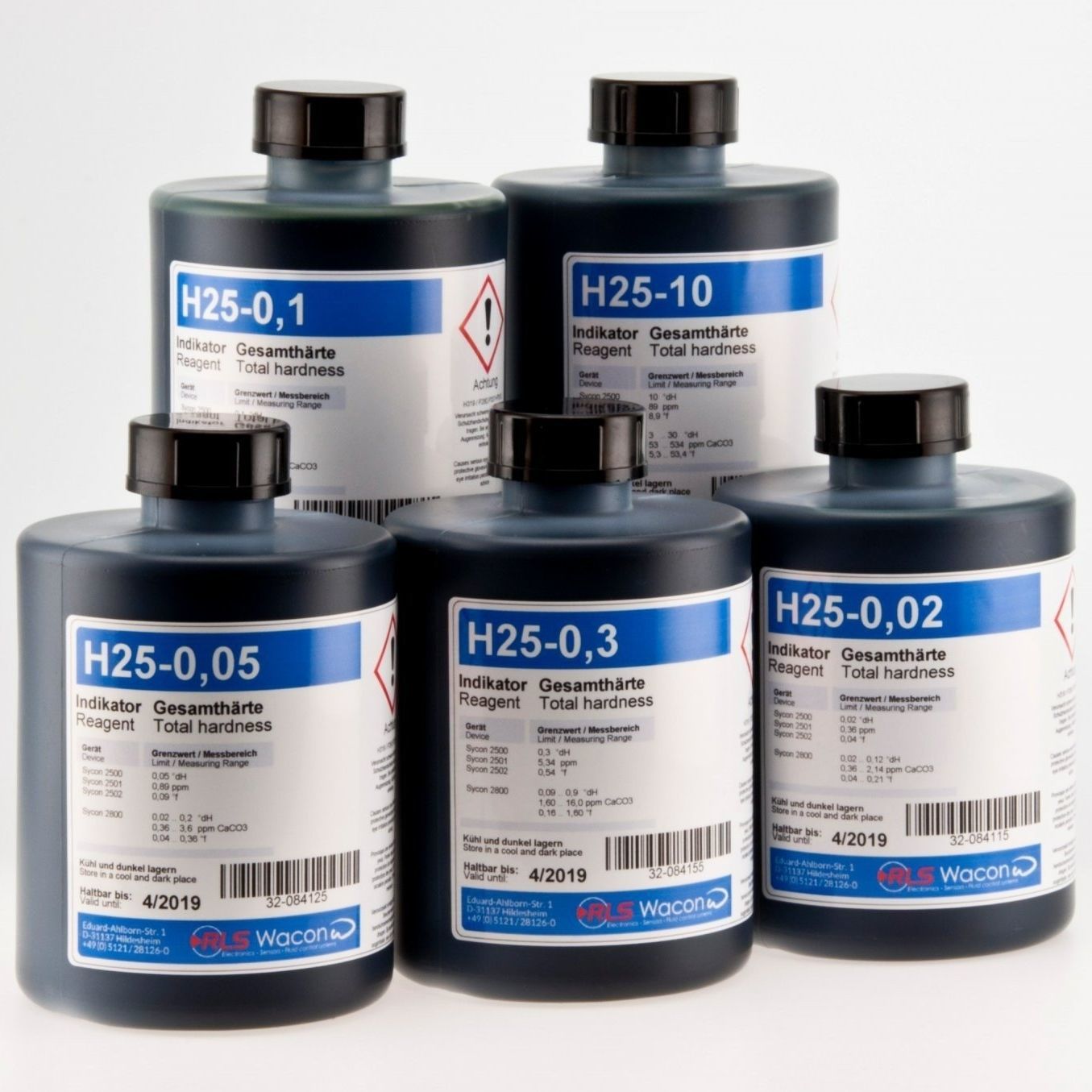 Water analysis reagent - H25 series - RLS Wacon analytics GmbH