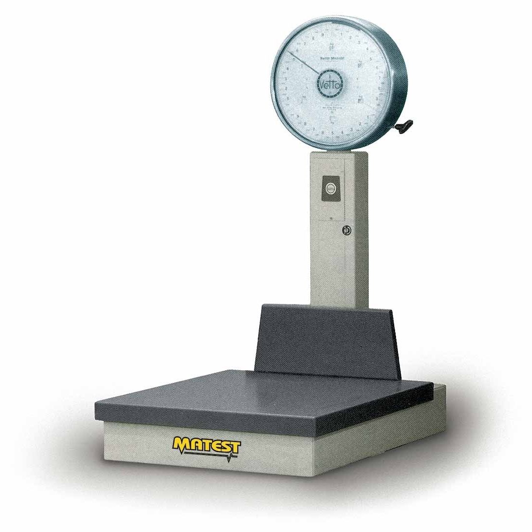 Platform scale - V057 - Matest SpA - kg / dial / stainless steel