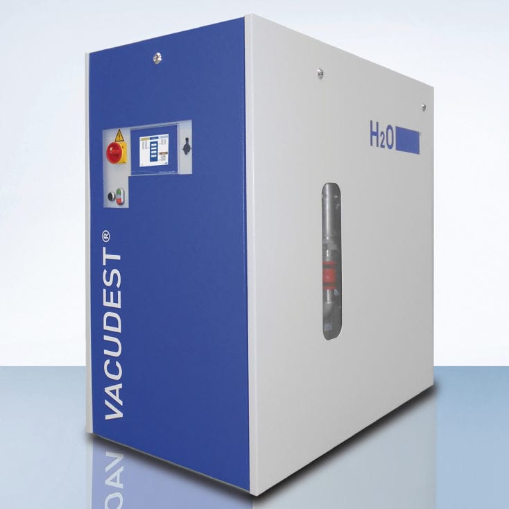 Water distillation unit - VACUDEST XS - H2O GmbH - vacuum