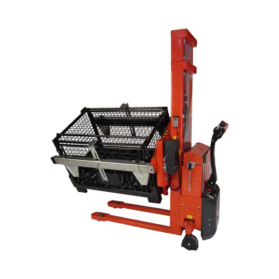 Hydraulic tipping station - Manuvit - lifting