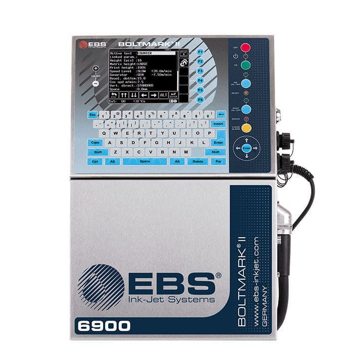 Continuous inkjet marking machine - EBS-6900 - EBS Ink Jet Systeme GmbH ...